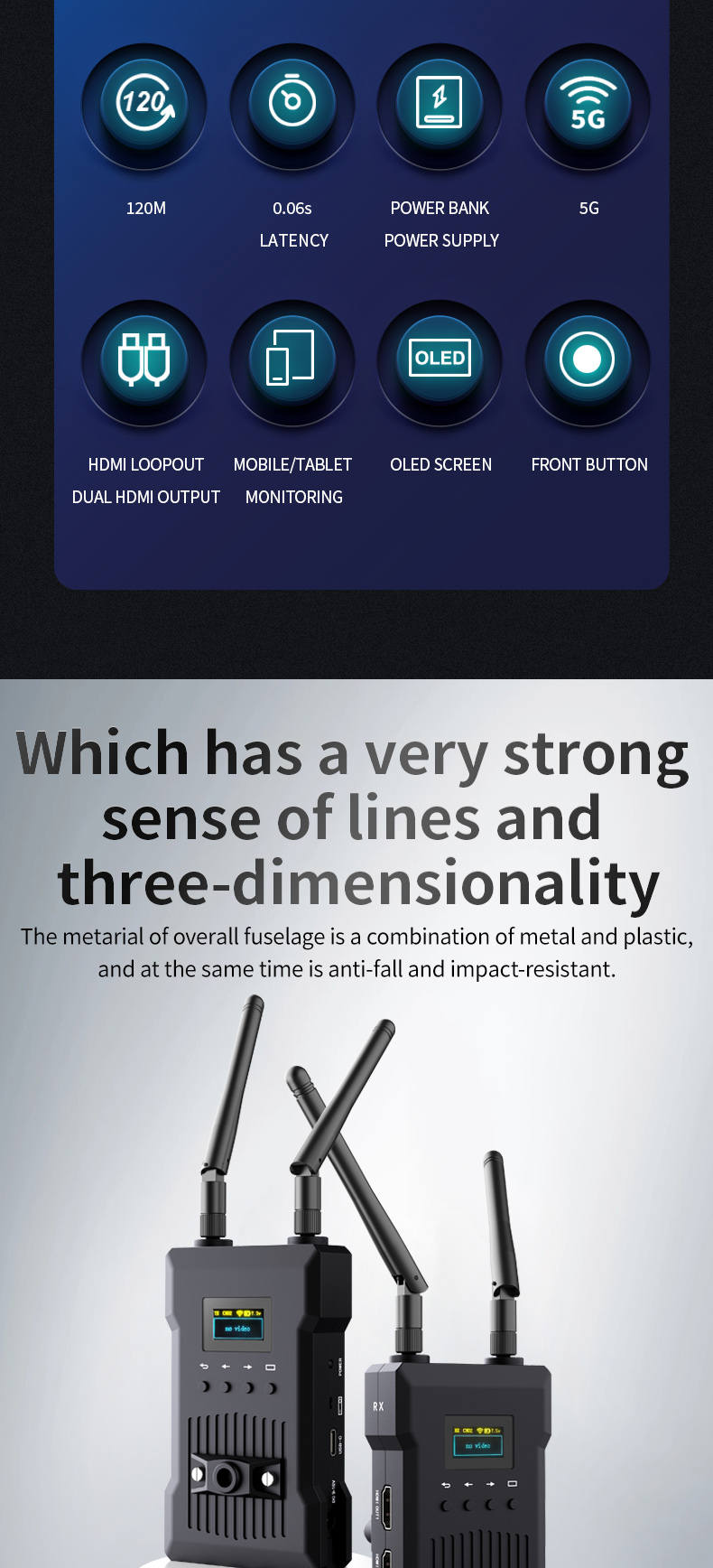 Wireless 4K30 HDMI video transmitter kit – Vikistar, Empower your vision!