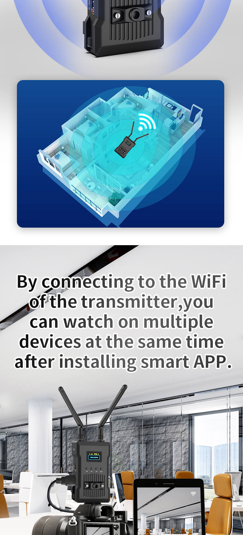 Wireless 4K30 HDMI video transmitter kit – Vikistar, Empower your vision!