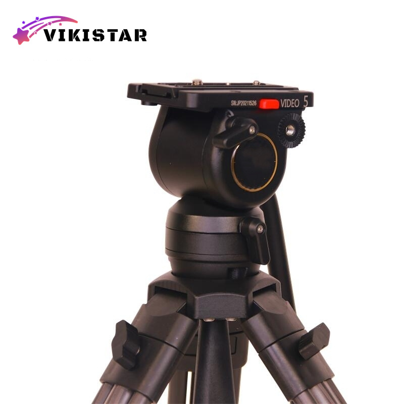 5KG Load Tripod with Fluid Head V5 – Vikistar, Empower your vision!